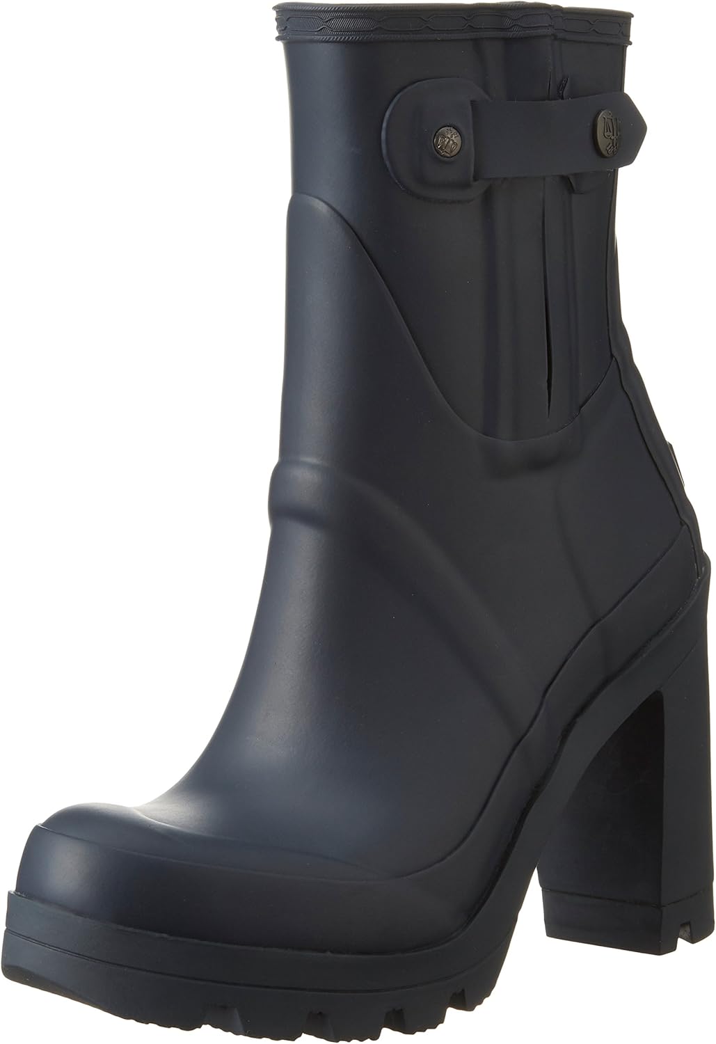 high heel welly boots, Navy, 6 UK: Amazon.co.uk: Shoes & Bags