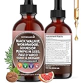 Amazon.com: para Defend Wormwood Black Walnut Cleanse for Humans Drops ...