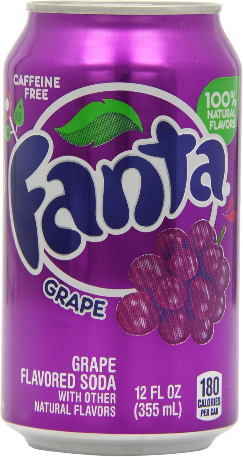 Fanta Grape Soda Can 355 ml (Pack of 12): Amazon.co.uk: Grocery