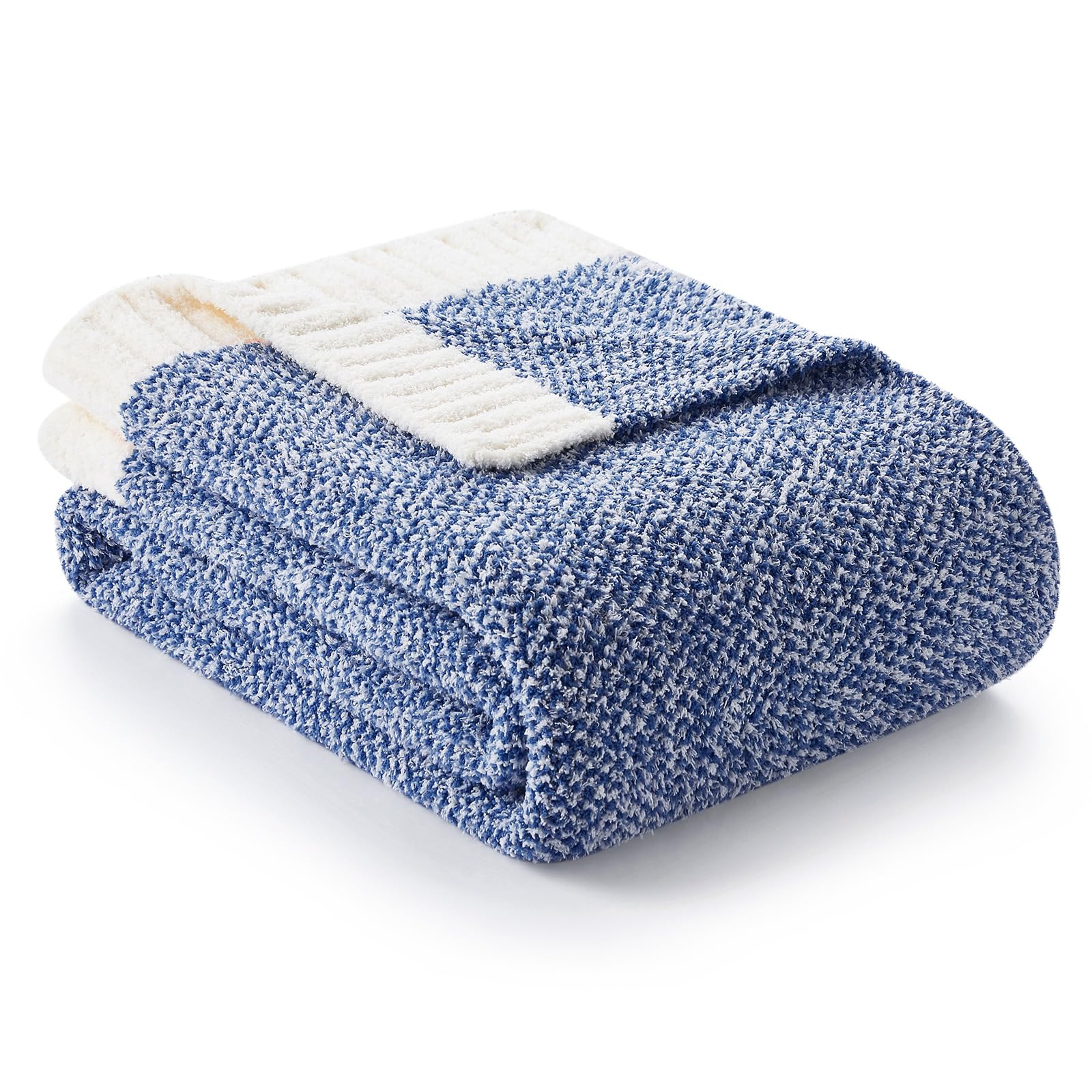 Snuggle Sac Royal Blue Throw Blankets for Couch, Super Soft Warm ...