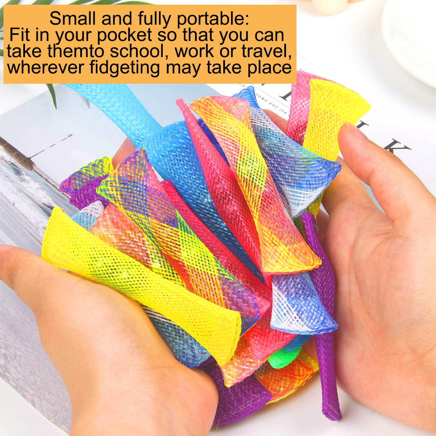 Mua 50 Pack Marble Mesh Fidget Toys,Sensory Stress RelieveToy,Marble and Mesh Fidgets for Adults ...