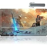 Amazon.com: sabermaster TCG Playmat Table Mats Size 70X40 cm Mousepad ...