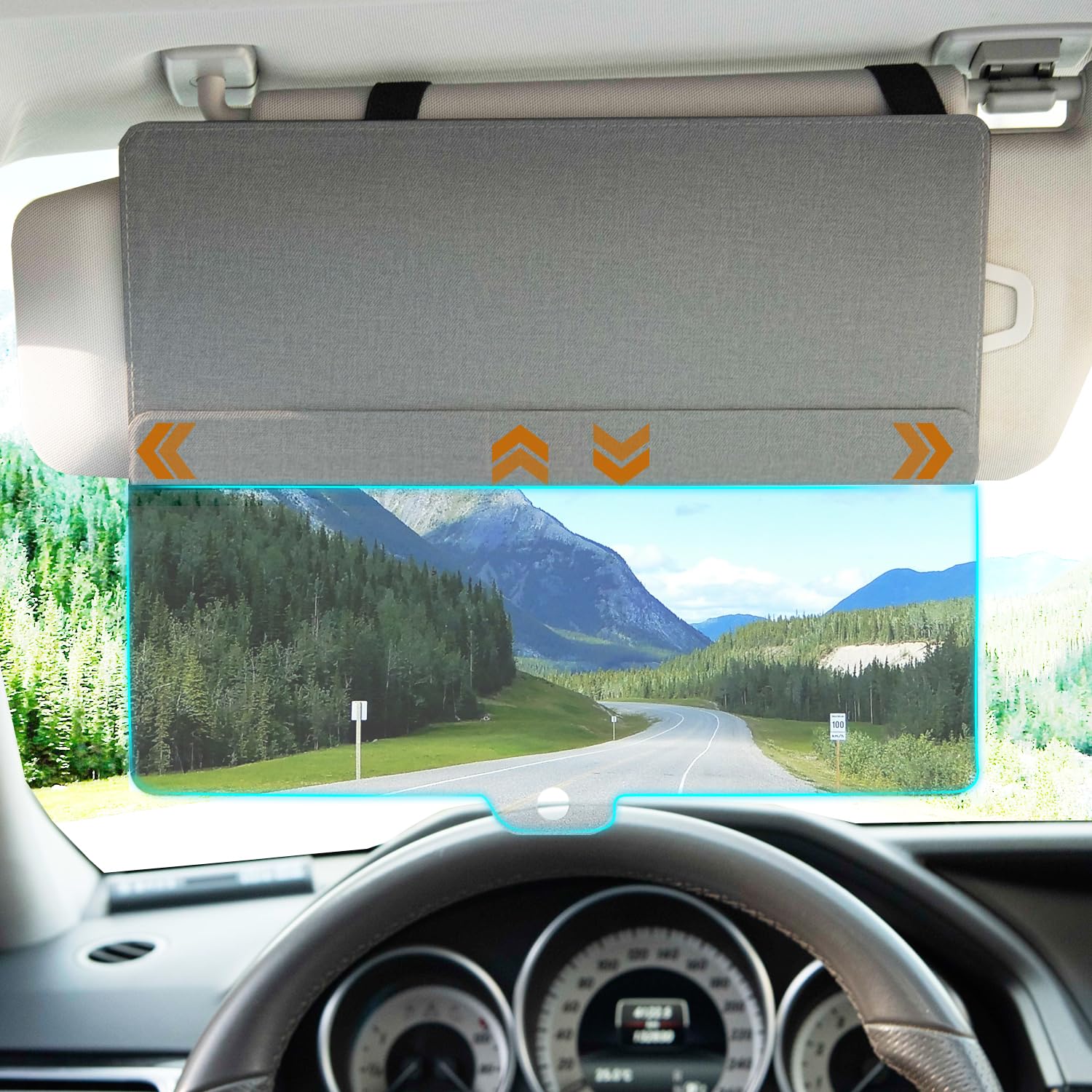 MAGTSMEI Upgraded Car Sun Visor Extender, Polarized Sun Blocker ...