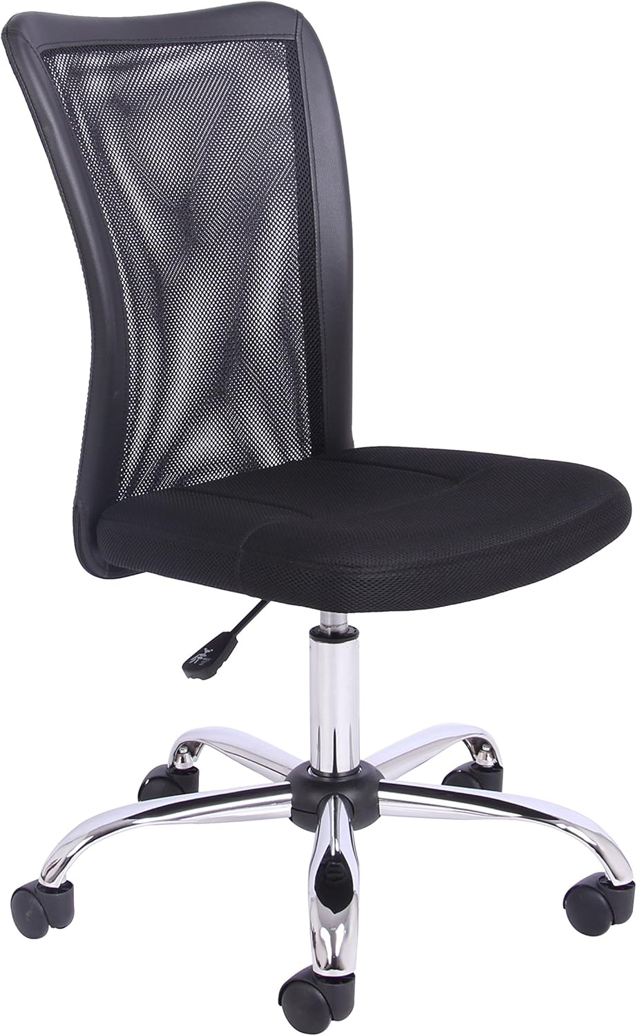 Office Essentials Mesh Office Chair no Arms, Swivel Chair for Desk ...