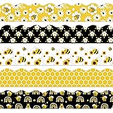 Amazon.com: Whaline 69Ft Bee Bulletin Board Borders Yellow Black ...