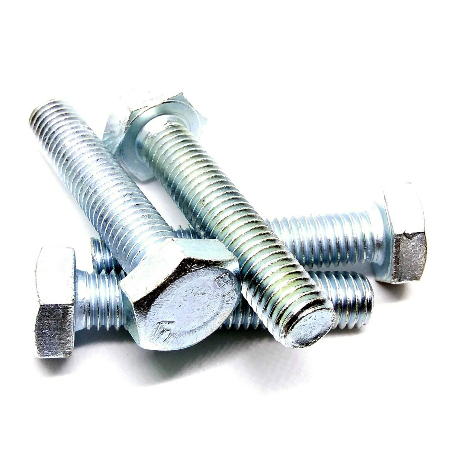 M10 (10mm x 45mm) Hex Bolt (Fully Threaded Setscrew) - Steel (Pack of ...