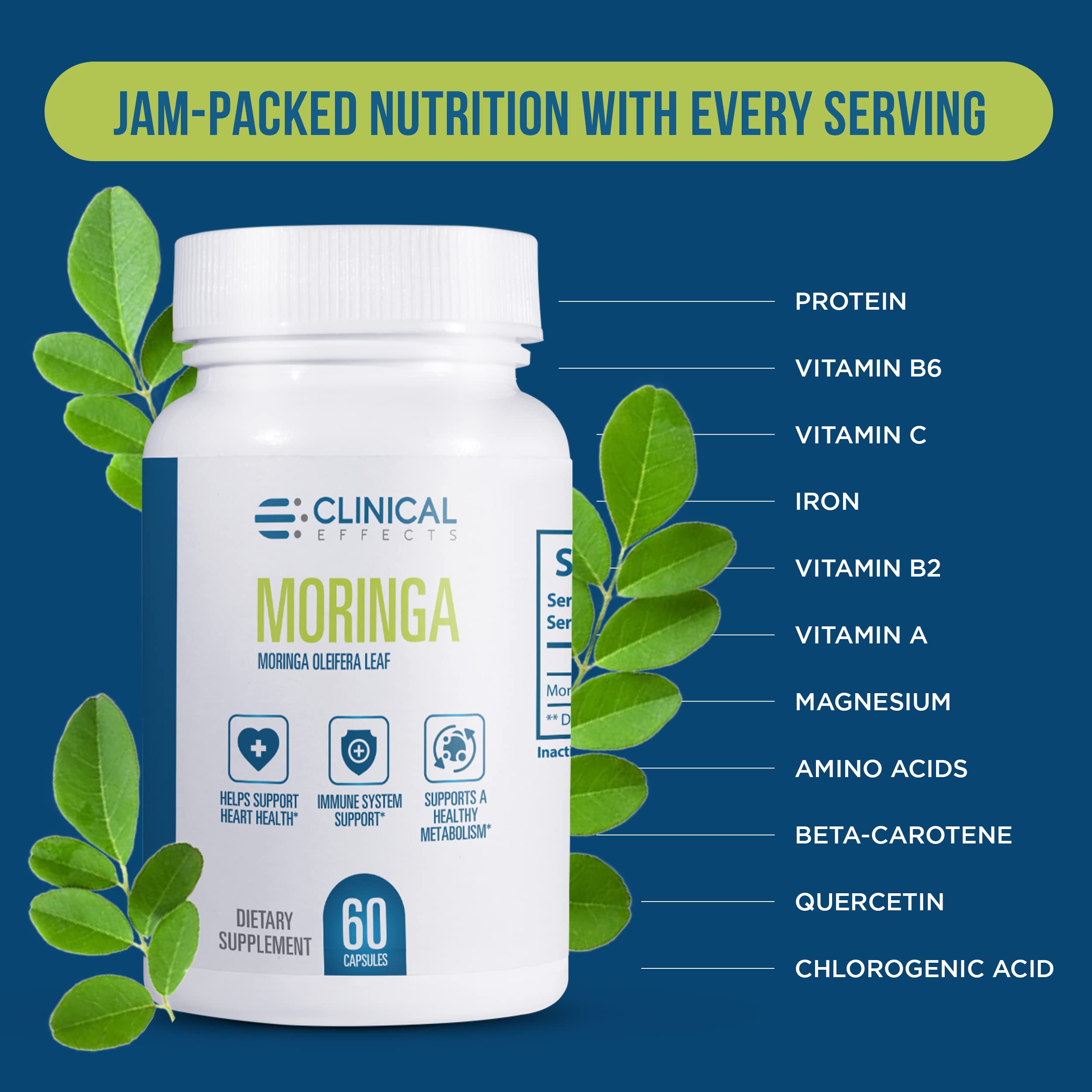 Mua Moringa Oleifera - 800mg Moringa Capsules Superfood Supplement ...