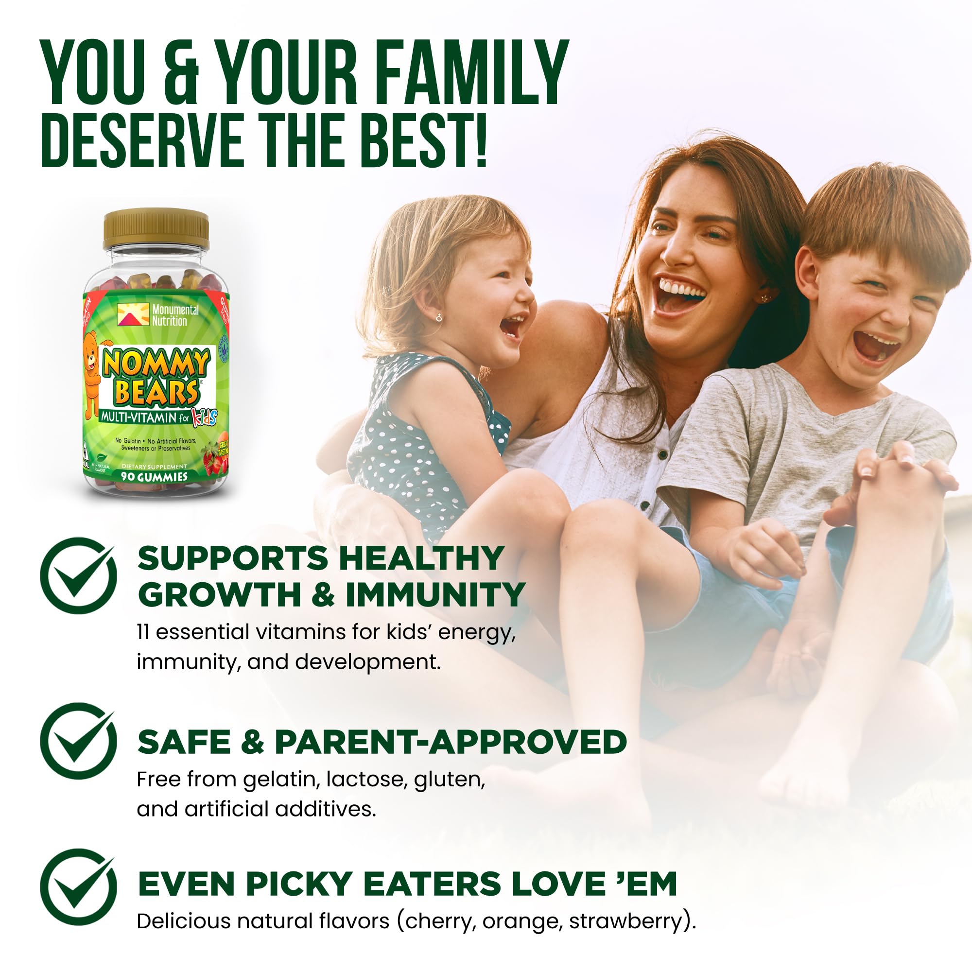 Mua MULTIVITAMIN Gelatin-Free Gummies: for Kids, Children, Teens, Nom ...