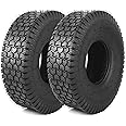 Amazon.com: AR-PRO 20x8.00-8 Lawn Tractor Riding Mower Turf Tires – Heavy-Duty 4 Ply Tubeless ...