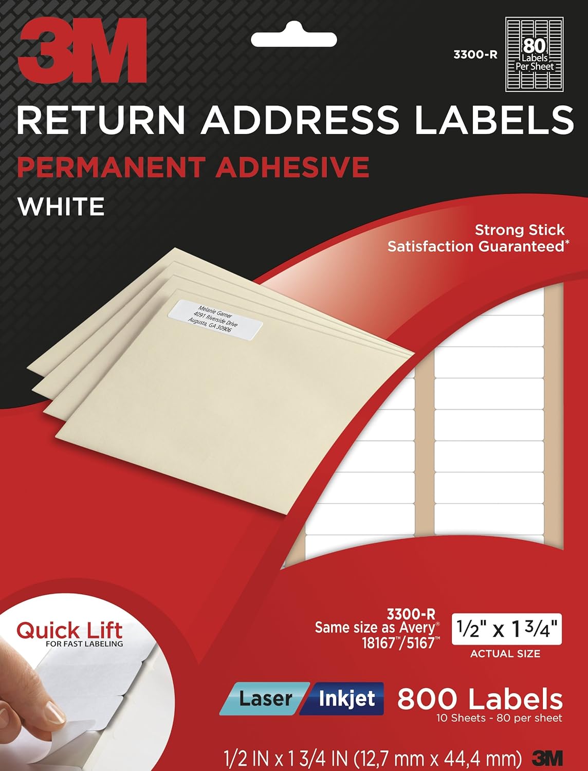 Best 3M Address Labels Clear 3500B Life Maker
