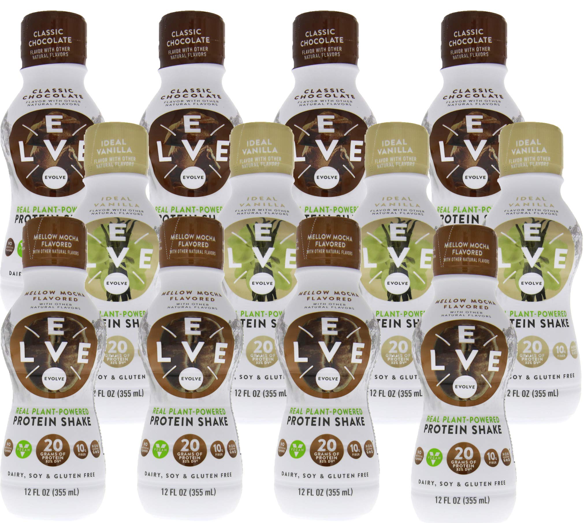 Buy Cytosport Evolve Vegan Protein RTD Classic Variety Pack 12 - 12 fl ...