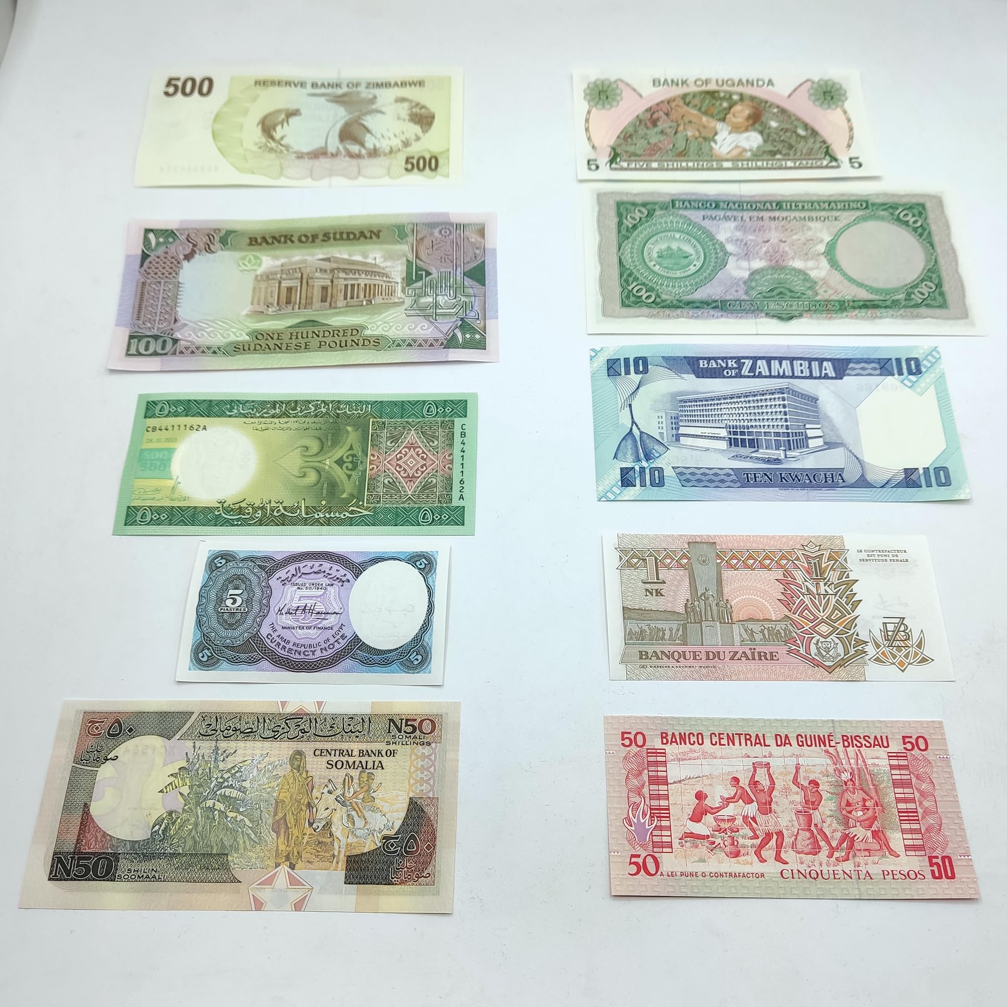 Mua IMPACTO COLECCIONABLES World Paper Money: 10 Banknotes from Africa ...