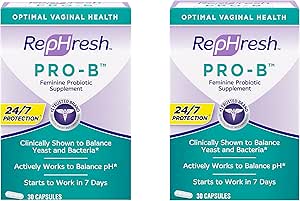 Amazon.com: RepHresh Pro-B Probiotic Feminine Supplement, 30-Count ...