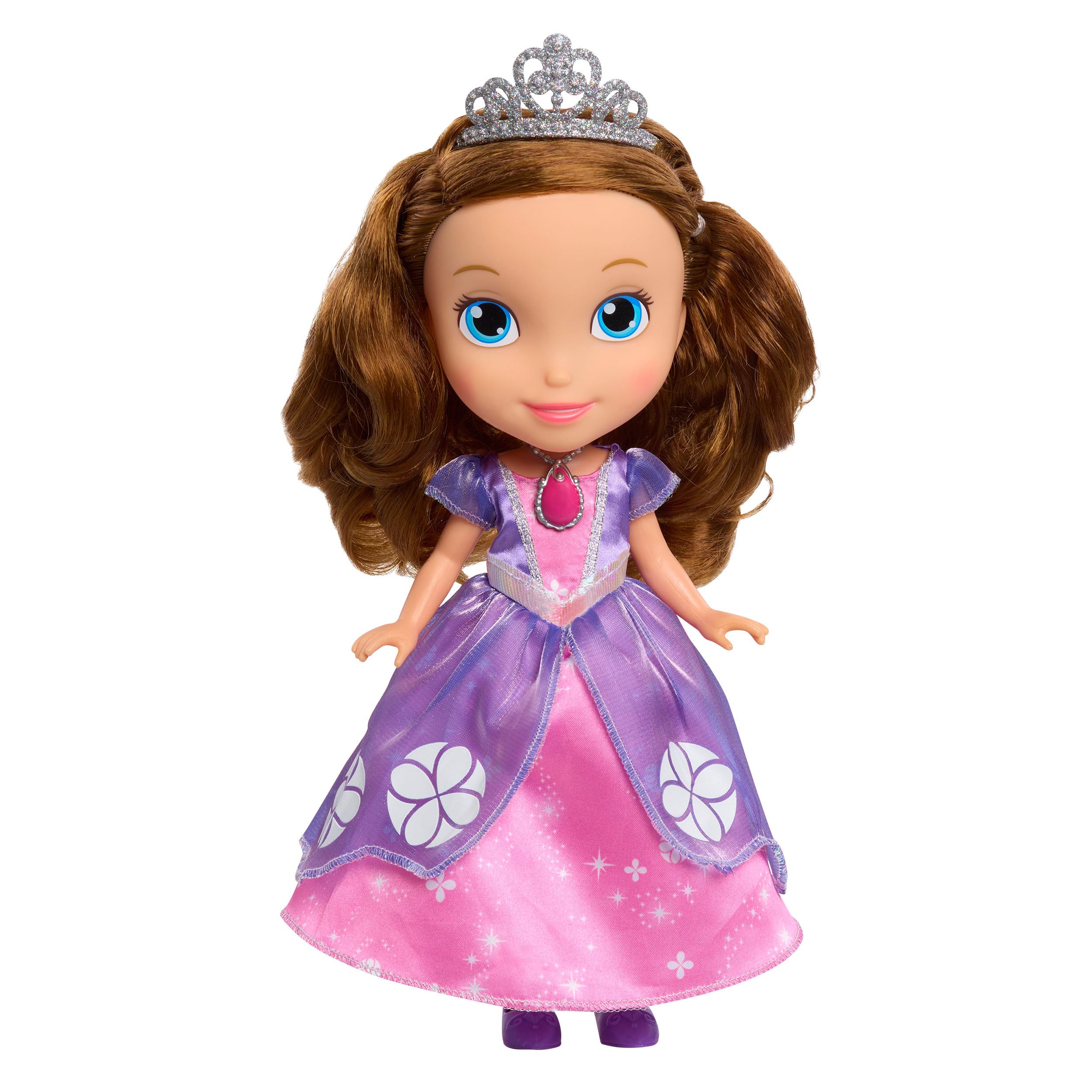 Mua Sofia the First Royal Sofia Doll, 10.5-inches, Brown Hair, Pink and Purple Dress, Preschool ...