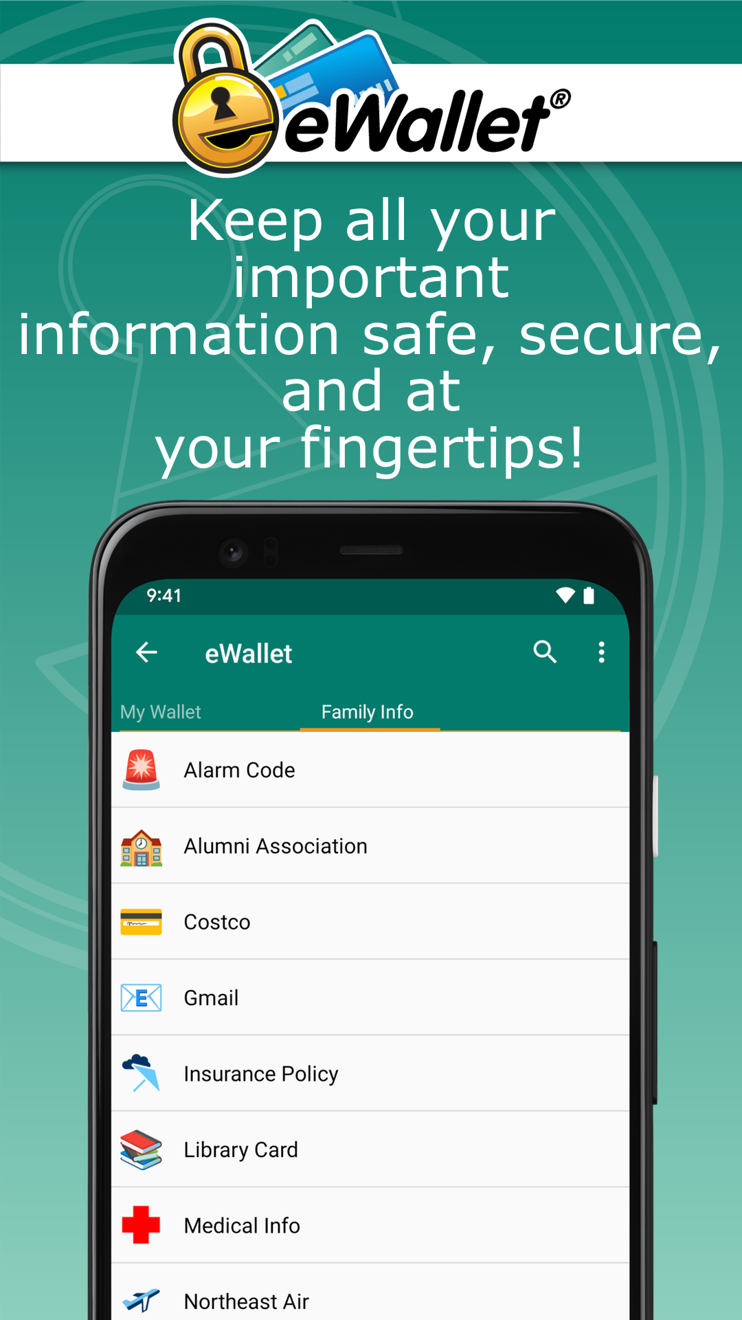 eWallet — Password Manager and Secure Wallet:Amazon.in:Appstore for Android