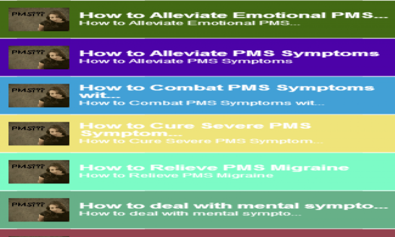 PMS Symptoms:Amazon.com:Appstore for Android