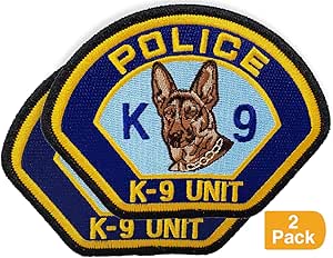 Amazon.com: Police K-9 Unit Shoulder Patch – K9 Dog Unit Tactical Badge ...