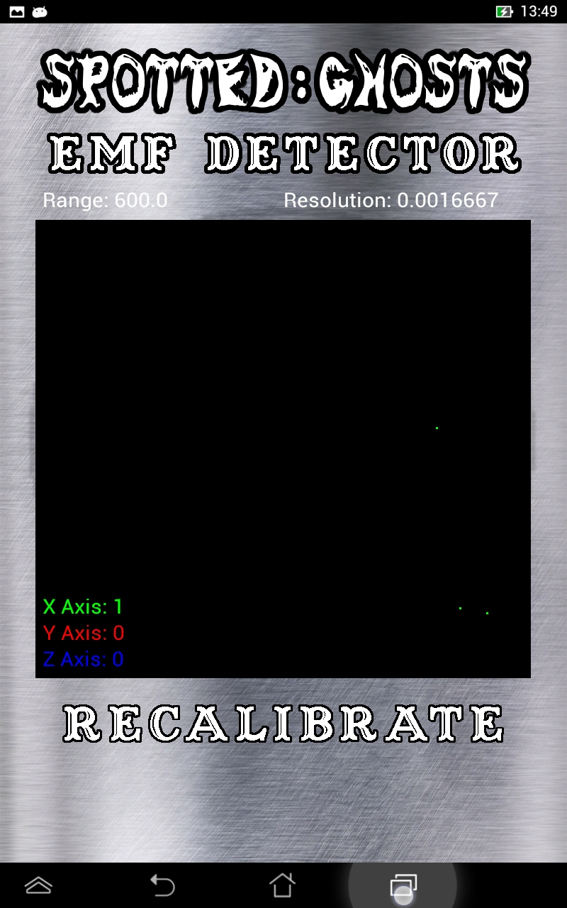 EMF Detector - Spotted: Ghosts:Amazon.com:Appstore for Android