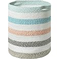 Amazon.com: Eco Living Recycled Cotton Laundry Basket - Woven Rope ...