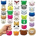 Amazon.com: XIPEGPA 30 PCS Mini Animal Plush Toys Set Cute Small Animal ...