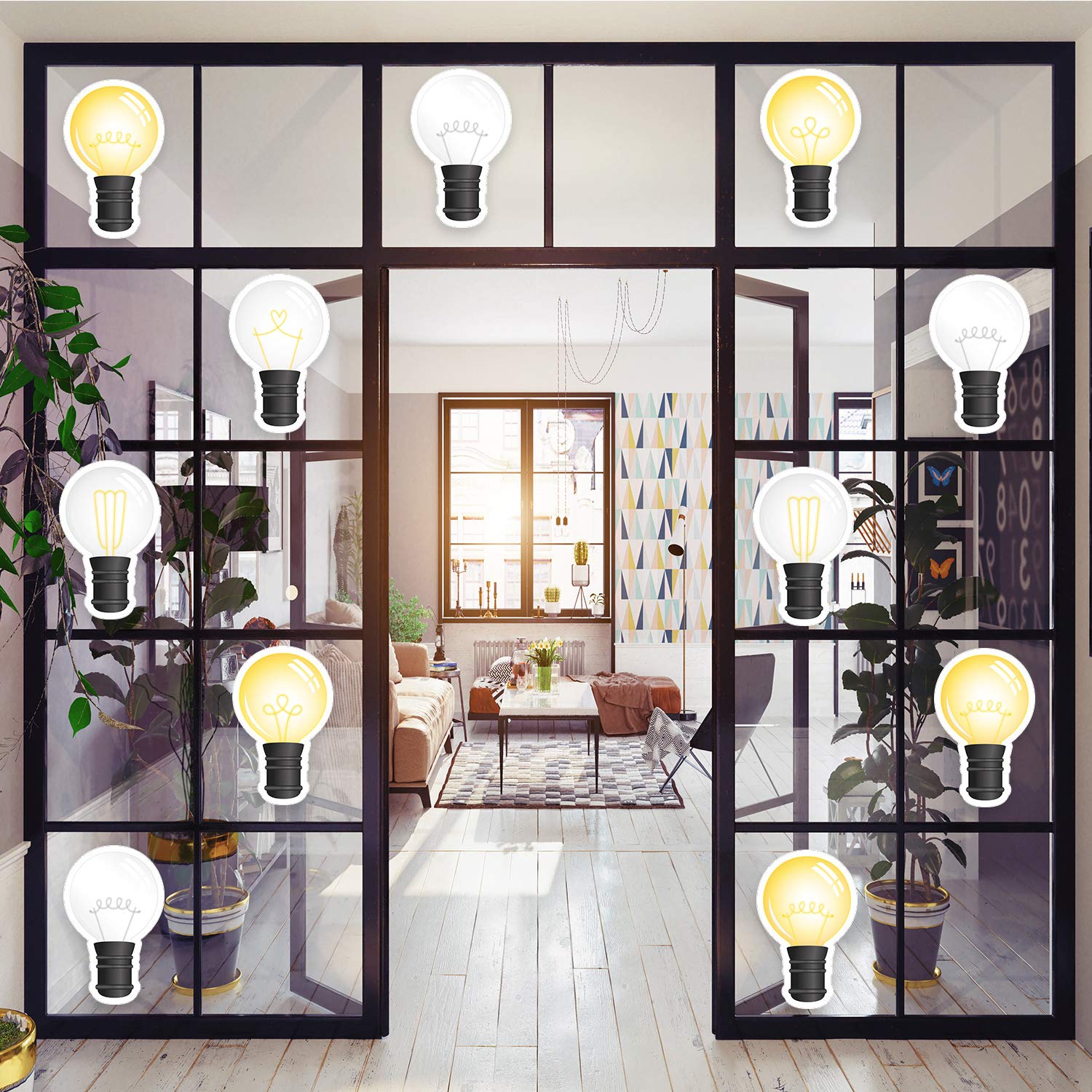 Mua Outus 45 Pcs Light Bulb Cutouts Bulletin Board Decorations Bright ...