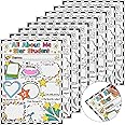 Amazon.com: 40 Packs All About Me Student Posters Star Student Poster ...