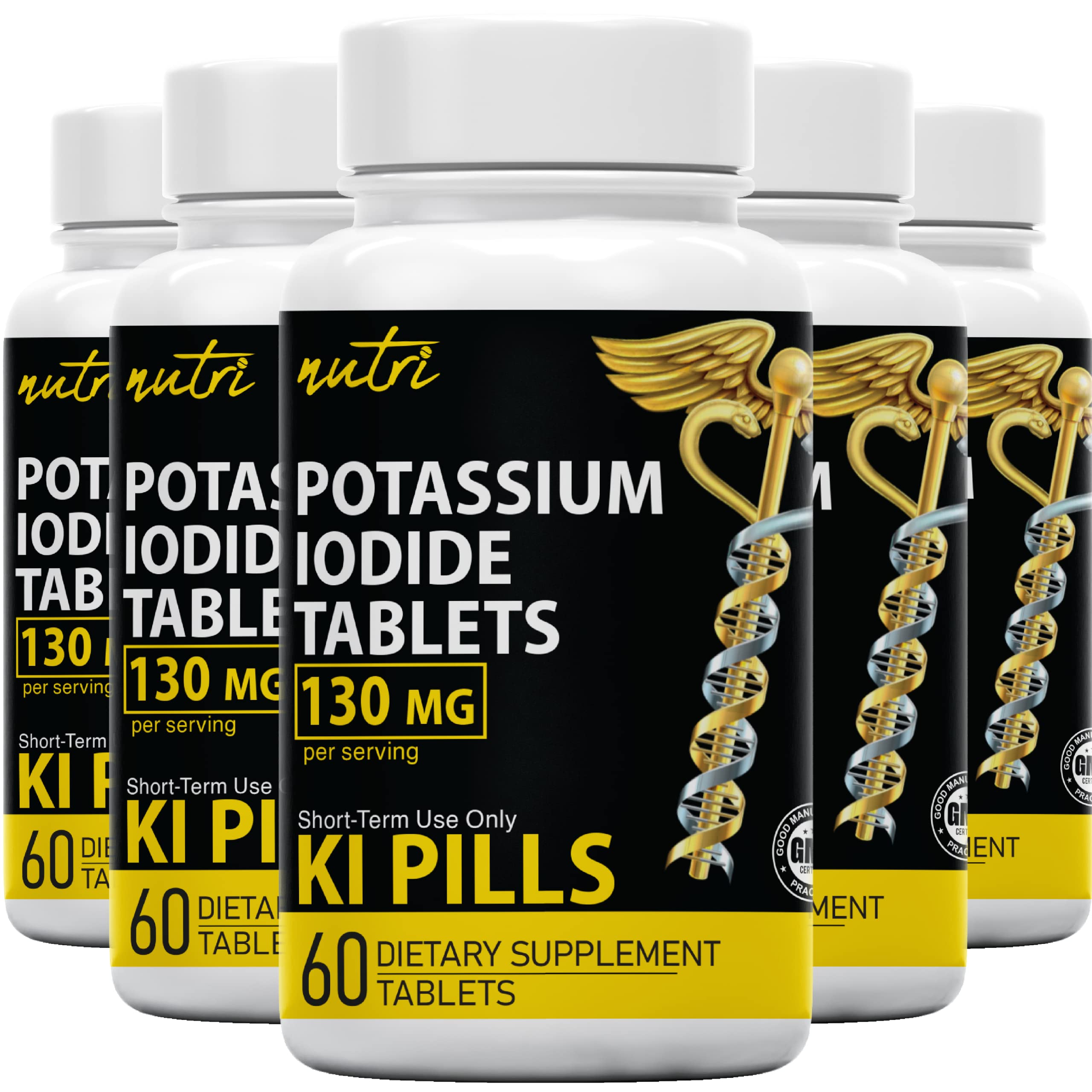 Mua Potassium Iodide Tablets 130 mg (5 Pack) - (300 Tablets) EXP 10/ ...