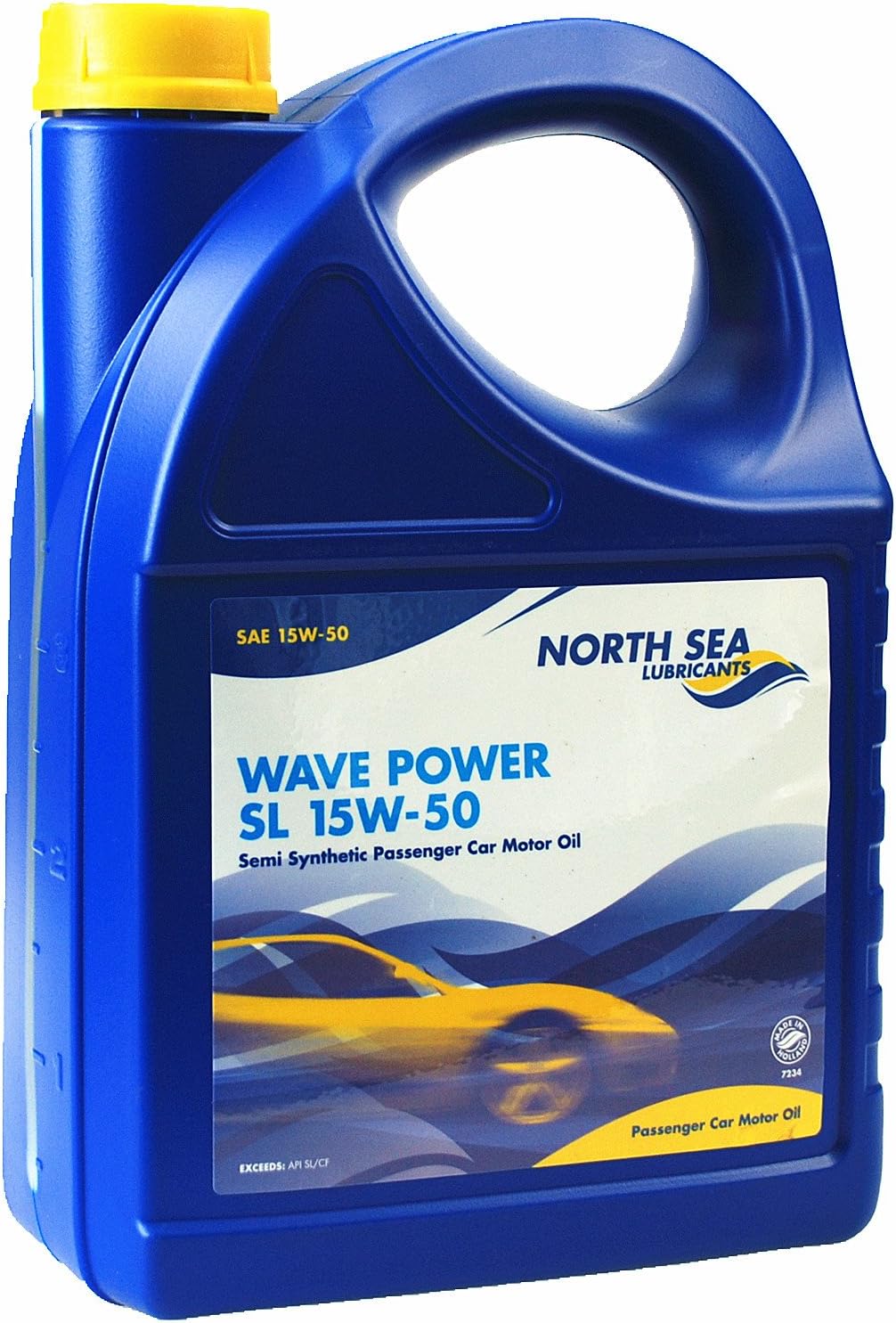 North Sea Lubricants® Wave Power SL Semi Synthetic Car Motor Gasoline ...