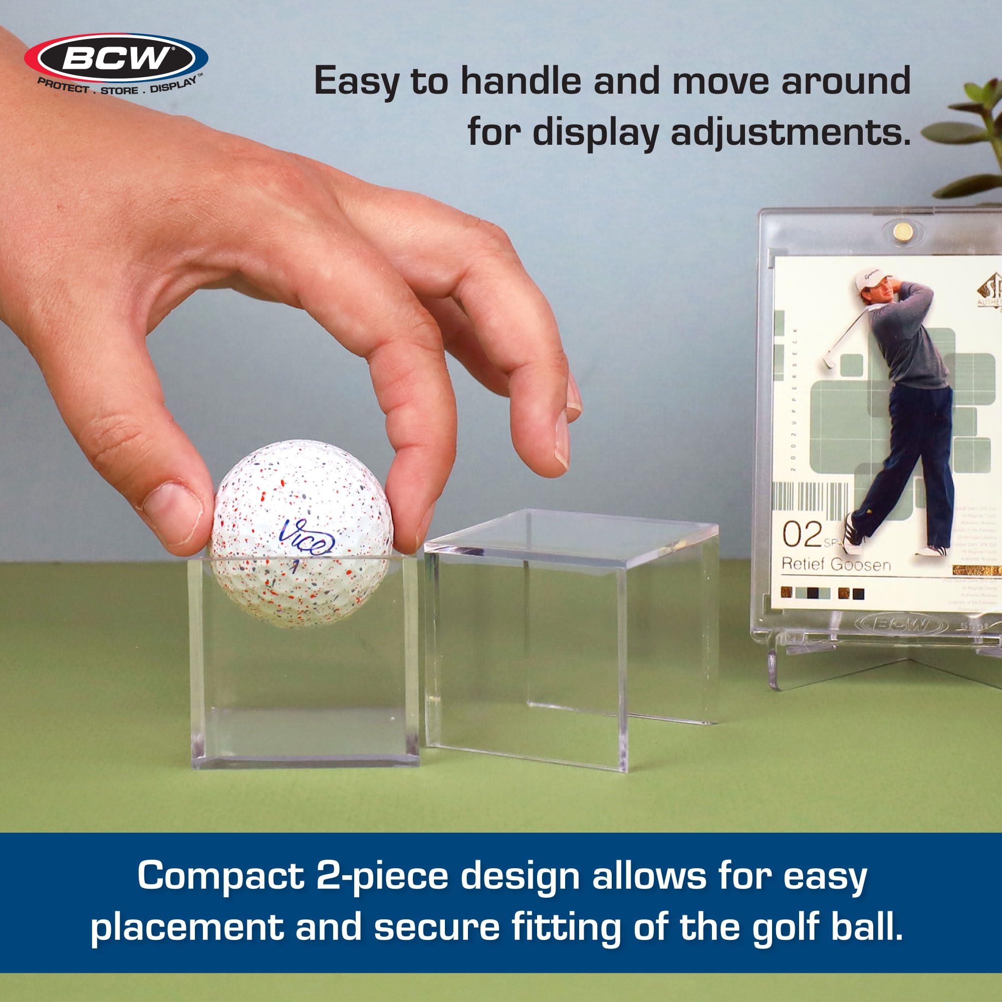 Mua BCW Golf Ball Display Case -6ct | Clear Polystyrene Shell Golf Ball ...