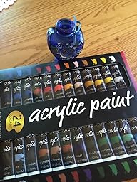 Amazon.com: Colore Acrylic Paint Set - 24 Colors