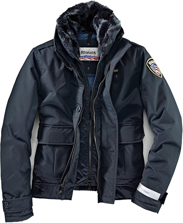 Blauer USA Giacca con distintivo della polizia, taglia 2XL Dunkelblau ...