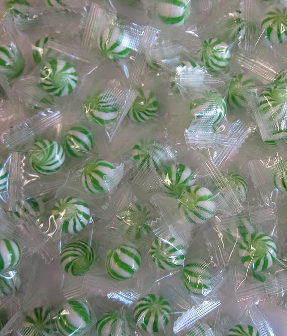Amazon.com : Green n White Mini Crazy Candy Balls 1 Pound : Grocery ...