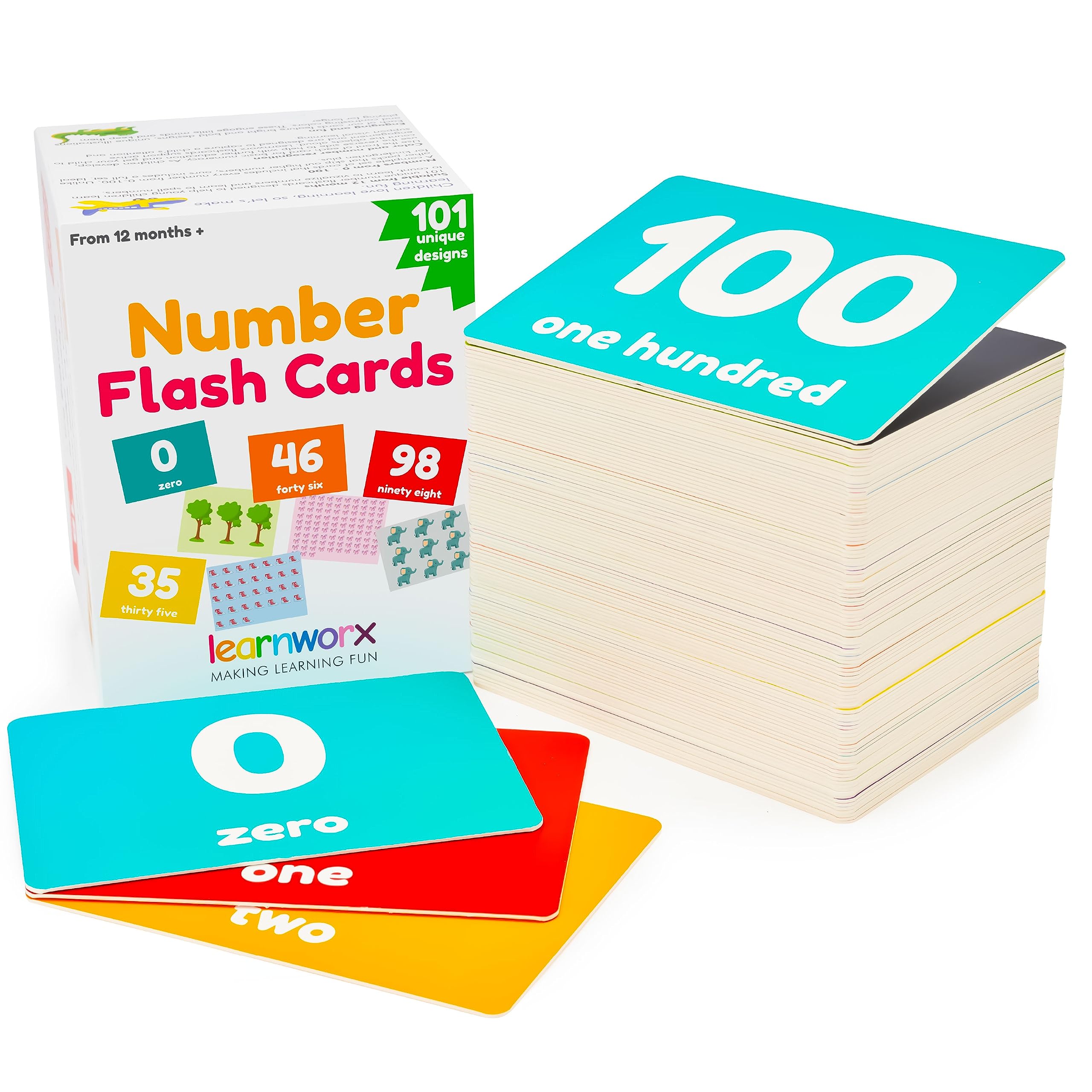 Mua Number Flash Cards for Toddlers - Counting Flashcards Numbers 0 ...