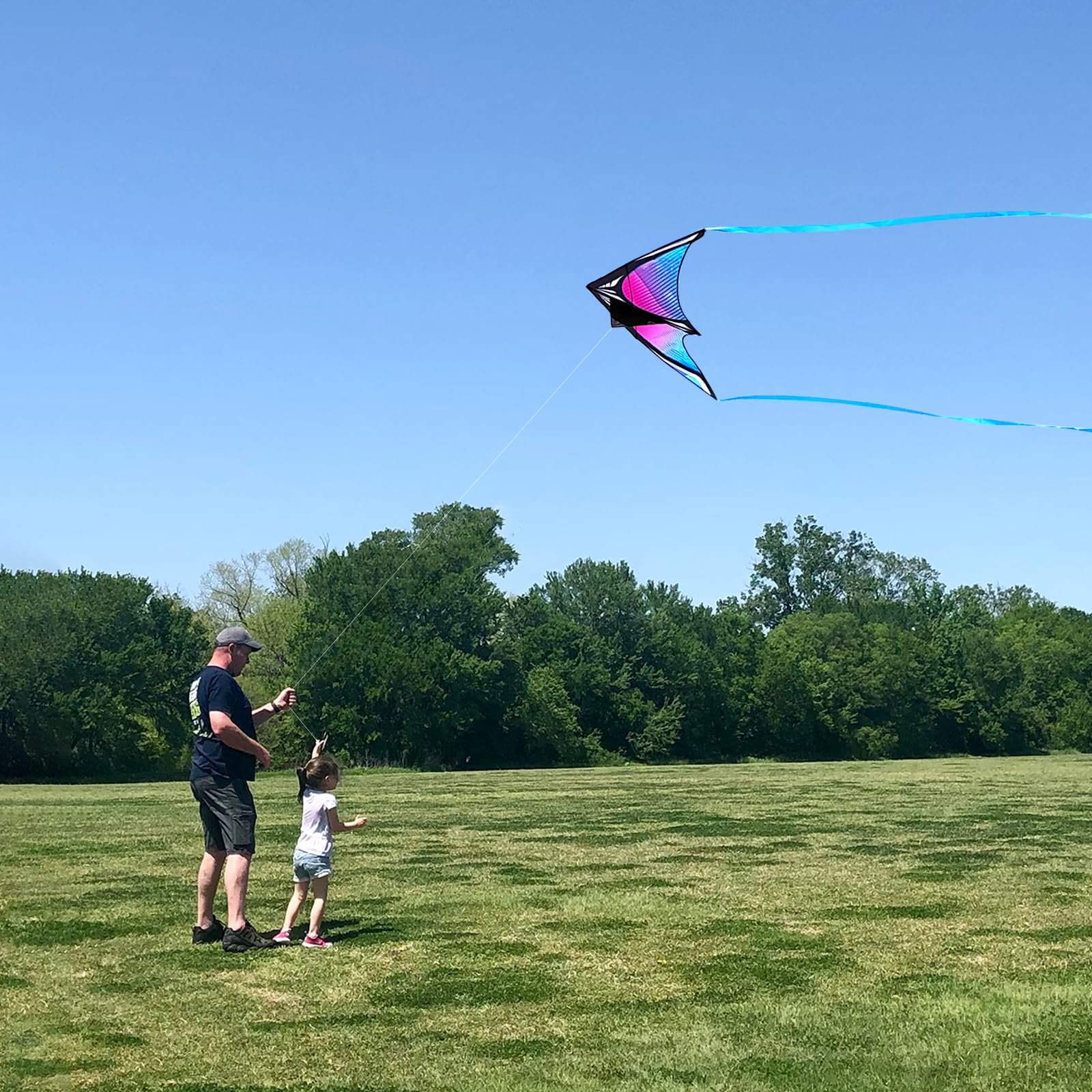 Mua Flying Hoofer Large Beach Delta Kite for Adults and Kids Ages 4-8 ...