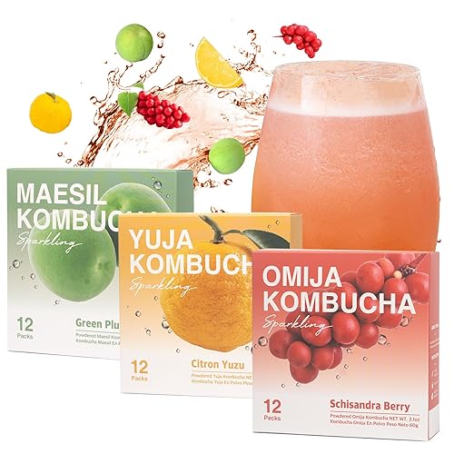 DALAMHARI Kombucha Powder | Variety Pack 36T | Probiotic Soda Urban ...