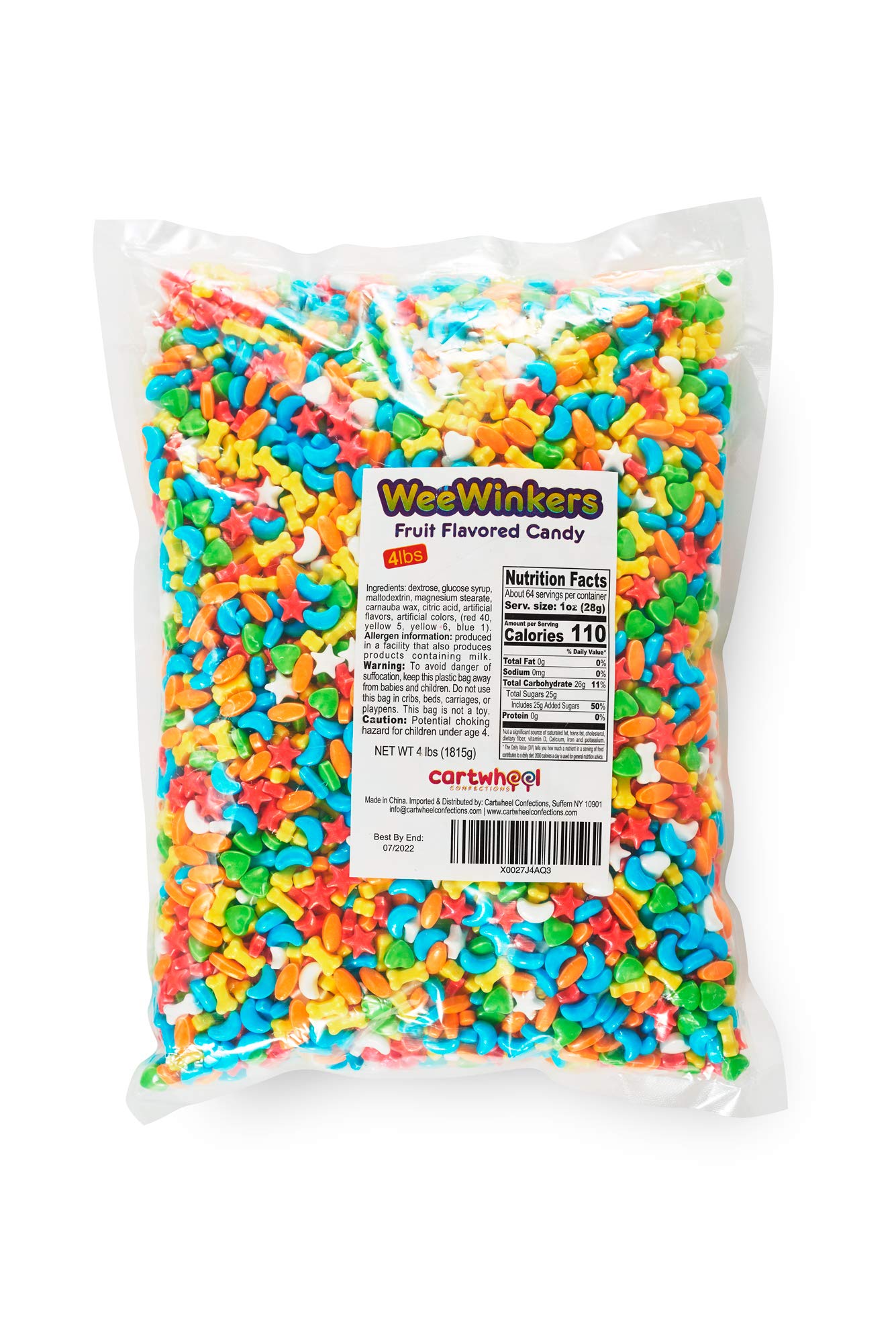 Wee Winkers Fruit-Flavored Bright Colorful Hard Candy In Assorted ...