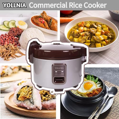 13L Rice Cooker 13L Commercial Rice Cooker - 65 Cup (Cooked) / 35 Cup ...