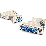 Amazon.com: StarTech.com 10 ft Cross Wired DB9 to DB25 Serial Null Modem Cable - F/M - Null ...