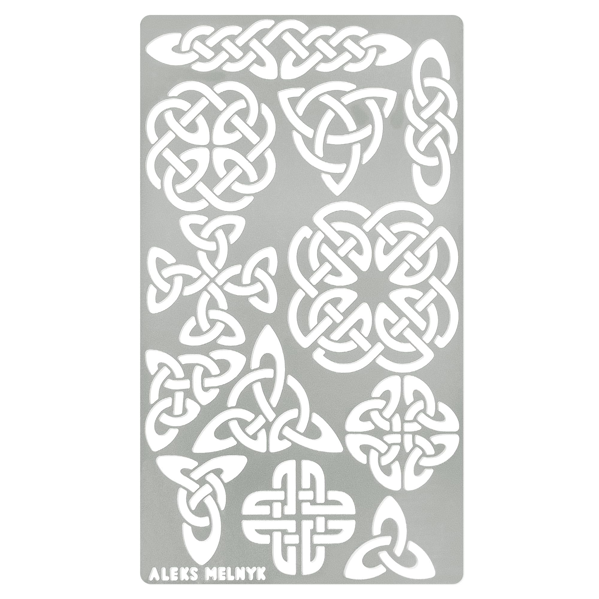 Mua Aleks Melnyk No.32 Metal Journal Stencil, Pyrography Celtic ...