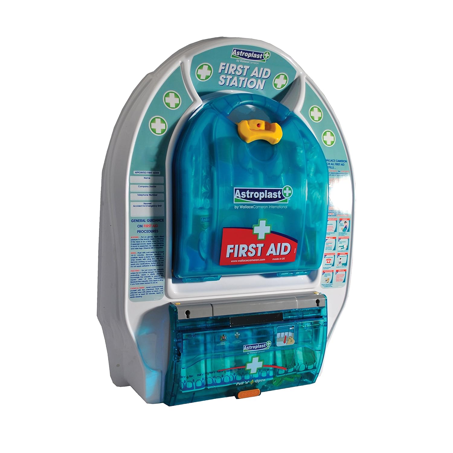 Astroplast First Aid Station Washproof and Fabric Plaster Dispenser for ...