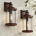 John Timberland Stan Industrial Outdoor Wall Light Fixtures Set of 2 ...