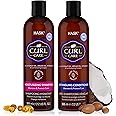 Amazon.com: HASK CURL CARE Shampoo + Conditioner Set Coconut and Argan ...