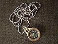 Compass Necklace, Mecarmy Keychain Compass with High Sensitivity ...