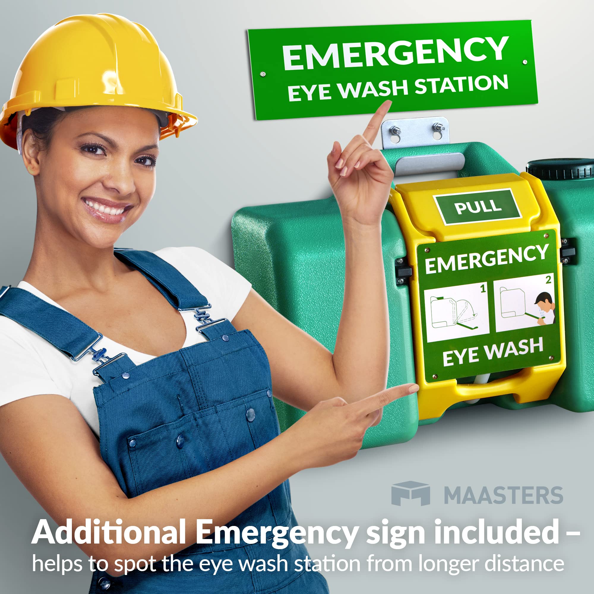 Mua MAASTERS 8gal Portable Eye Wash Station, Wall Mount Eyewash Station ...
