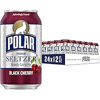Amazon.com: Polar Seltzer Black Cherry, 12 fl oz (Pack of 12) : Grocery ...
