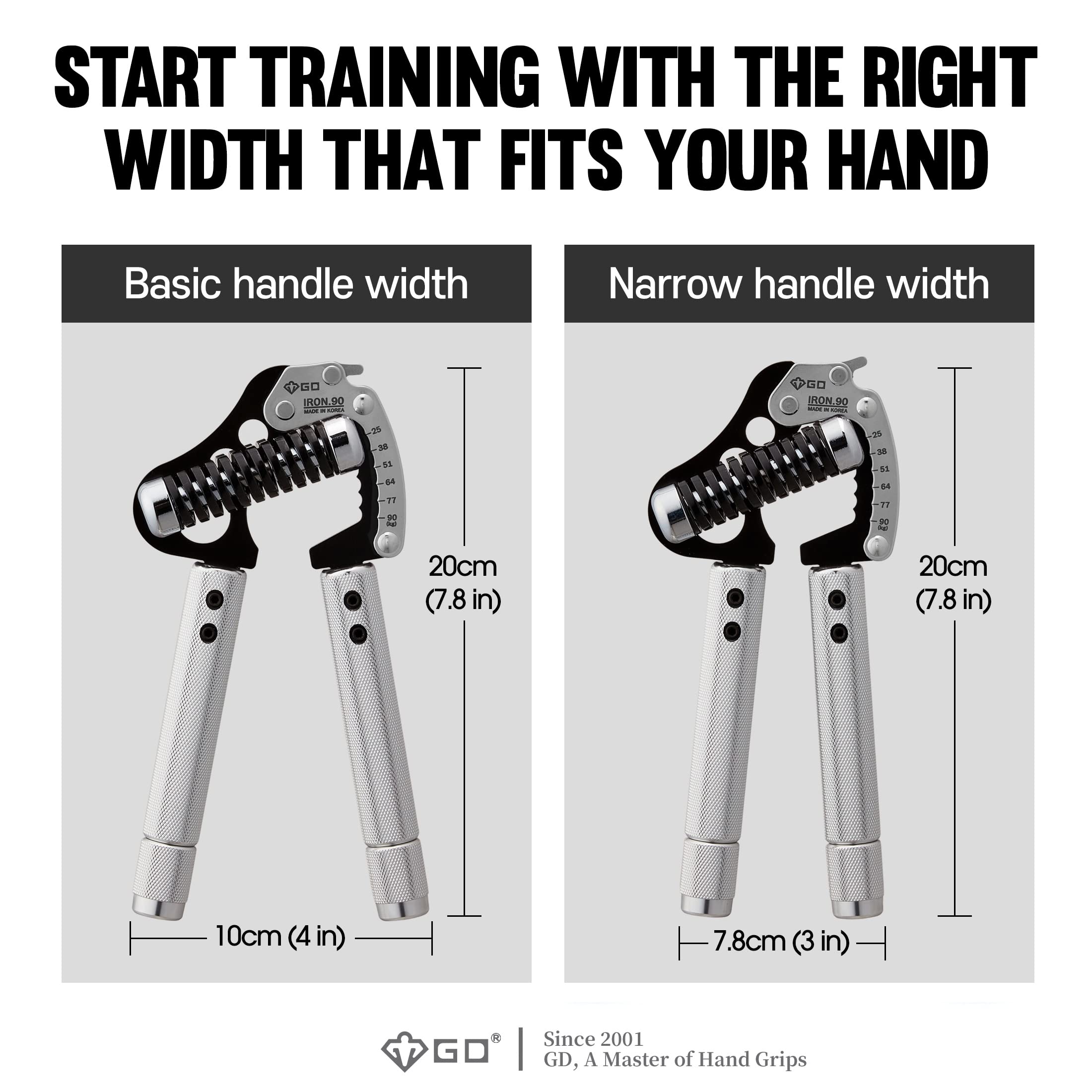 Mua IRON GRIP Hand Grip Strengthener (Grip Strength Trainer) Premium ...