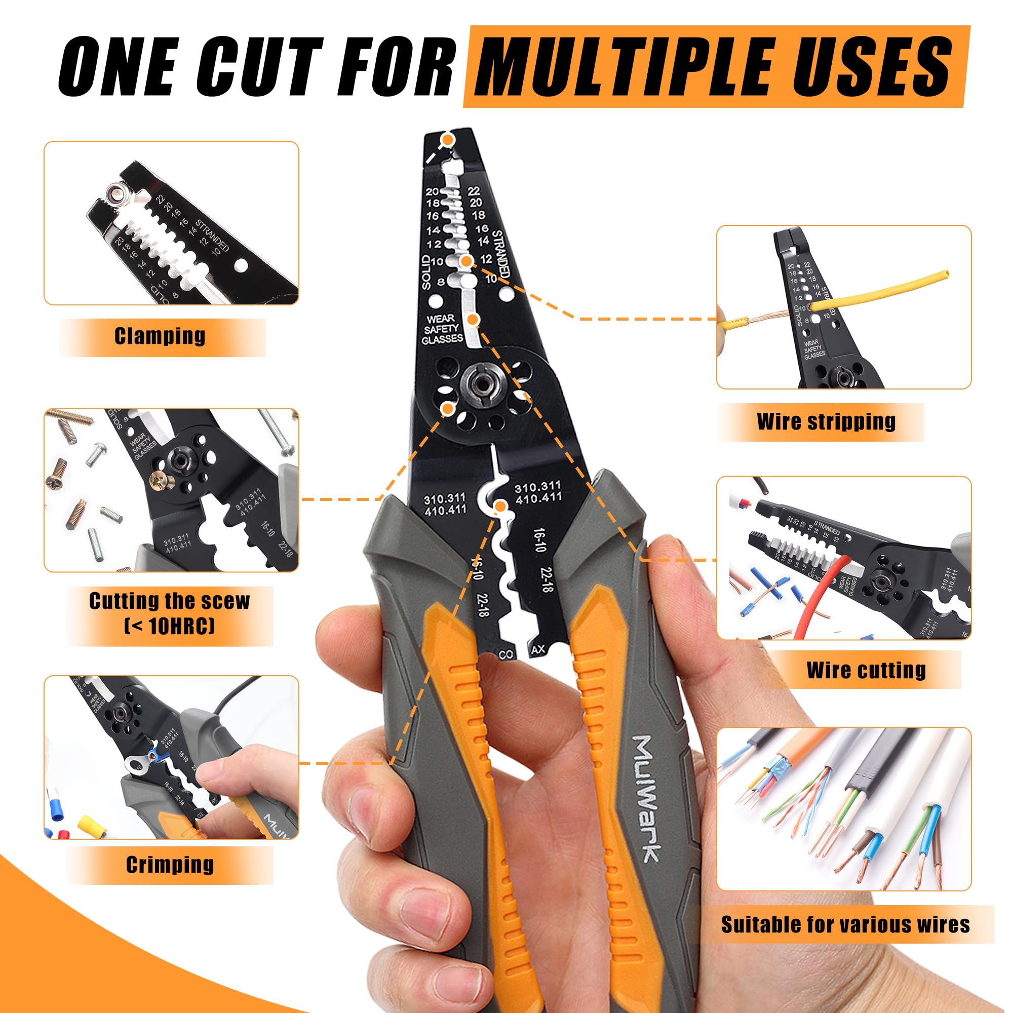Mua MulWark 3 in 1 Automatic Self Adjusting Wire Stripper/Cutter ...