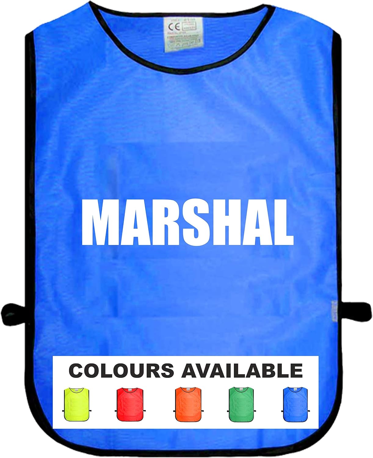 Marshal Blue Tabard, Unisex Adult One Size Fits All, Available In Five ...