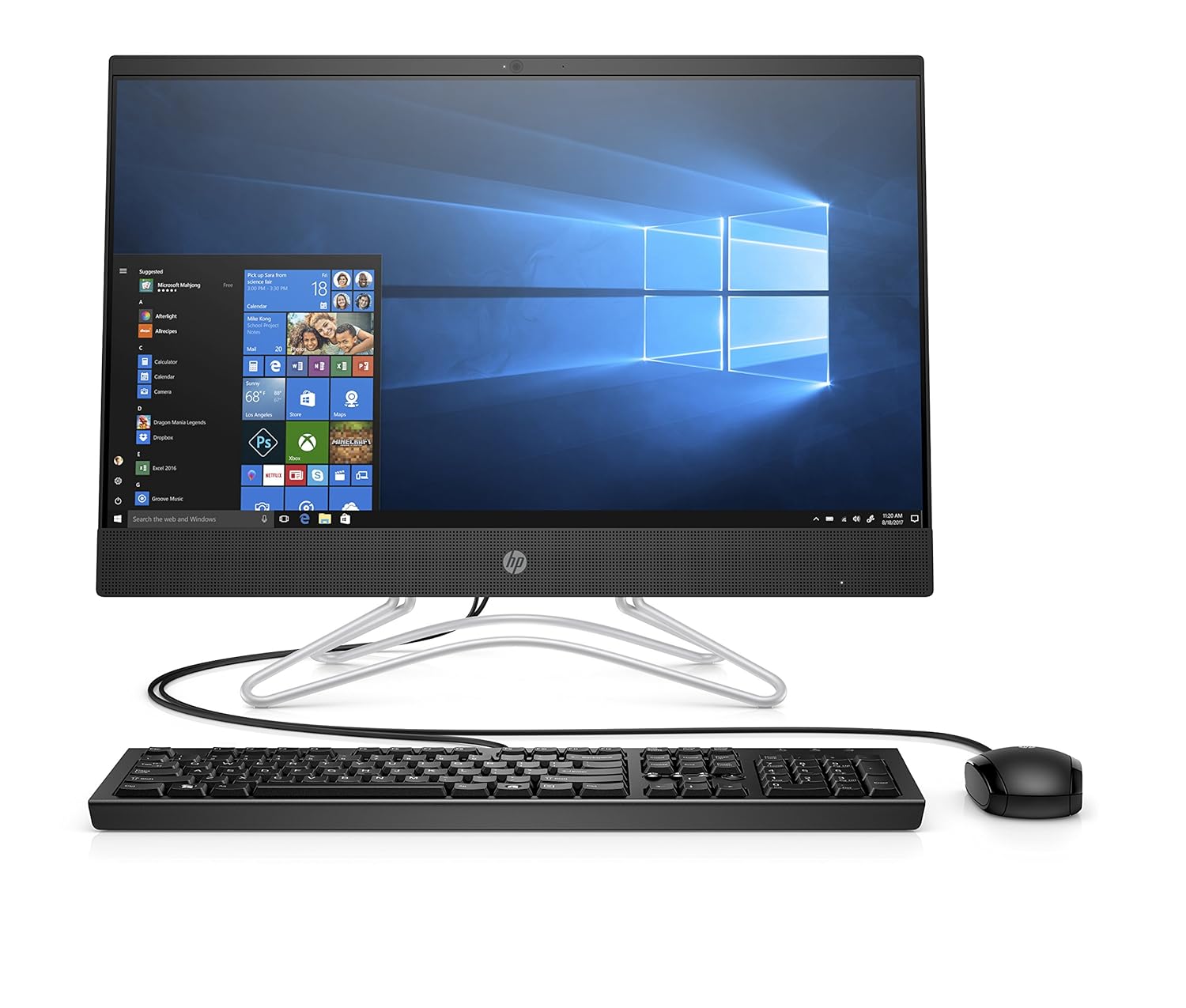 HP All-in-One PC 24-f0038nl, Intel Core i5-8250U, 8 GB de RAM, SSD de ...