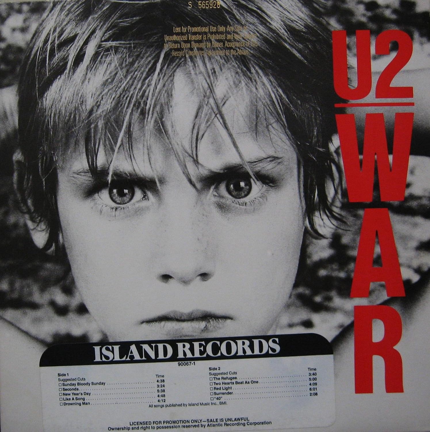 U2 - WAR Vinyl LP - Amazon.com Music